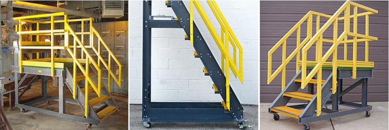 Rolling Movable Platforms | Ultra Fiberglass Systems